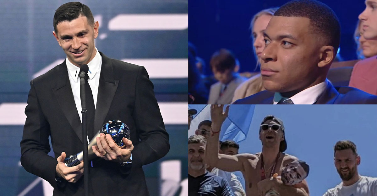 মার্টিনেজকে পুরস্কার নিতে দেখে কী করলেন এমবাপে